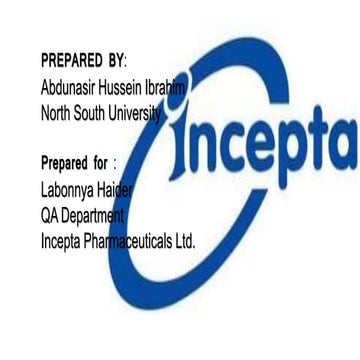 Incepta In-plant Training Presentation | PPTX