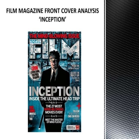 Inception film magazine analysis | PPTX