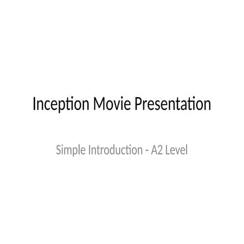 Inception_Presentationsjakdodjdkdkdkdksk | PPTX