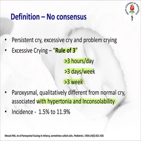 Incessant-cry-in-neonates-infants presentation | PDF