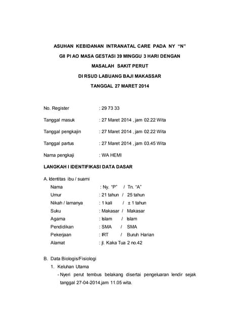 Ppt ASUHAN KEBIDANAN KOMPREHENSIF | PPTX