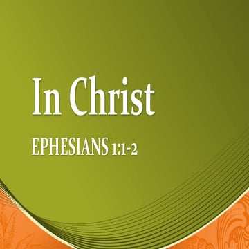 In Christ | PPTX