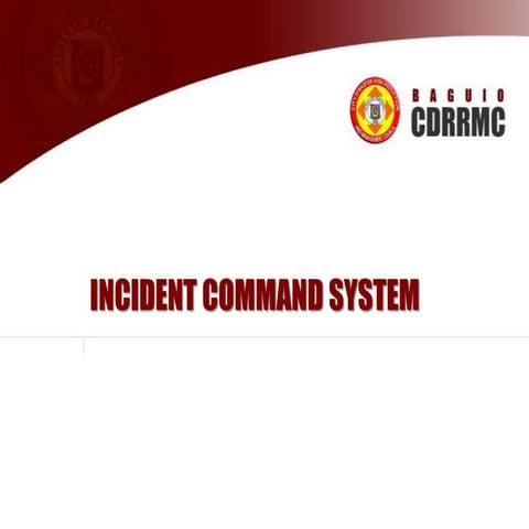 Incident Command System Ppt