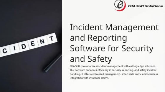Effective Incident Management System & Reporting Software Solutions | PPT