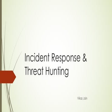 Incident response __threat_hunting | PDF