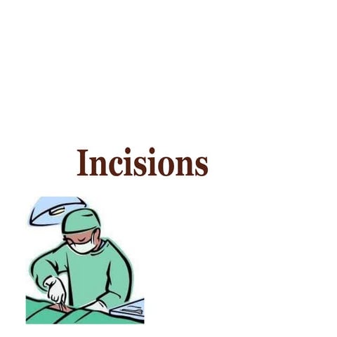 TYPES OF INCISIONS. presentation lecture | PPTX