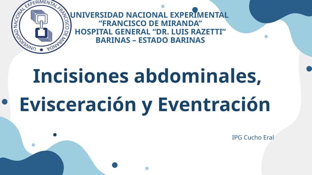 Incisiones quirurgicas | PDF