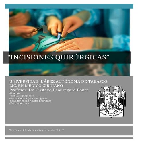 Incisiones quirurgicas | PDF