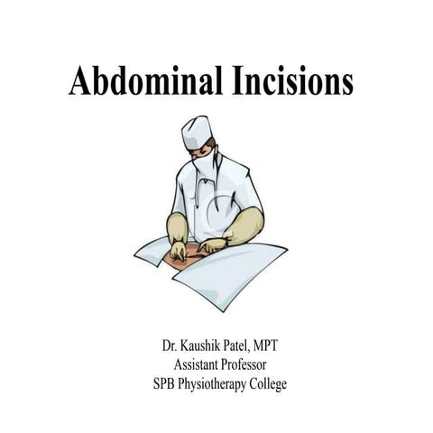 TYPES OF INCISIONS. presentation lecture | PPTX