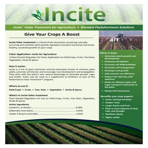 Incite ag-info-sheet-pro-web-12 26-13 | PDF