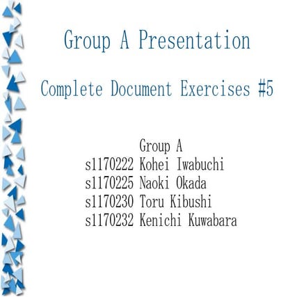 Inclass Presentation #3 | PDF