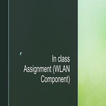 In class Assignment__WLAN Component.pptx