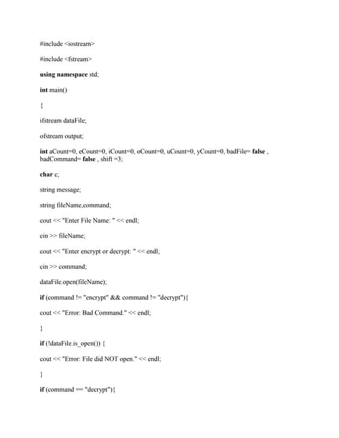 #include -iostream- #include -fstream- using namespace std- int ma.docx #include -iostream- #include -fstream- using namespace std- int ma.docx