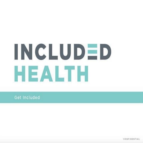 Included Health Pitch Deck | PPT