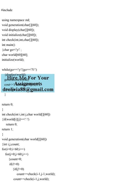 Include Iostream Using Namespace Std Void Generationchar Pdf 9429