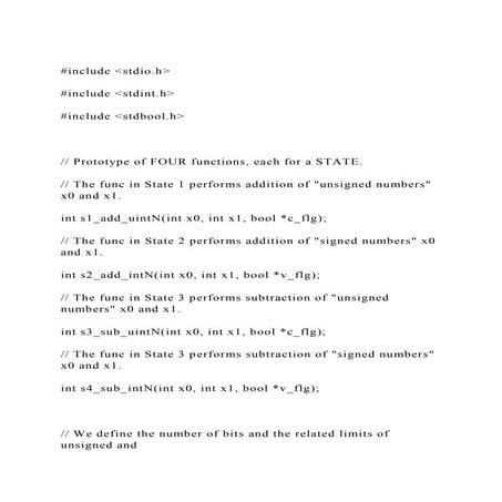 Include Stdio H Include Stdint H Include Stdbool H Docx