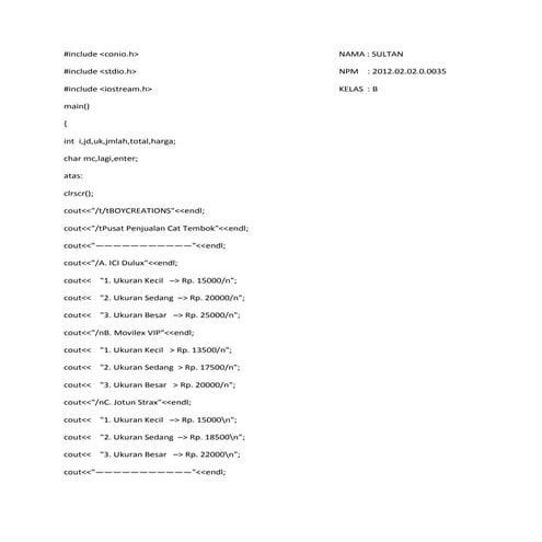 Include sultan bru | PDF