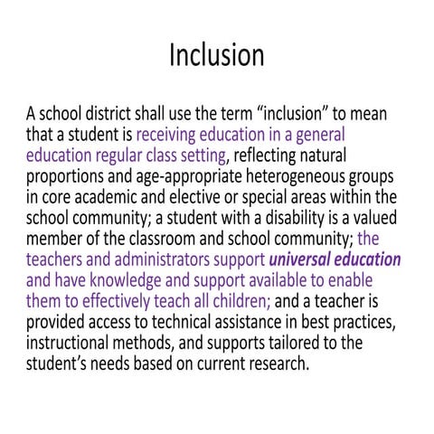 Inclusion | PPTX