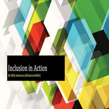 Inclusion in action | PPTX