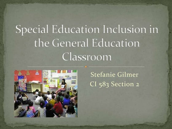 Special education and inclusion | PPT