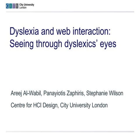 Inclusive Design Lecture | PPT