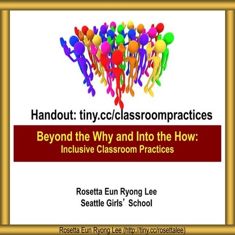 Generic K-12 Inclusive Classroom Practices | PPTX