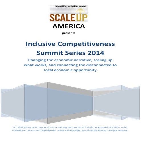 ScaleUp America: Inclusive Competitiveness Summit Series | PDF