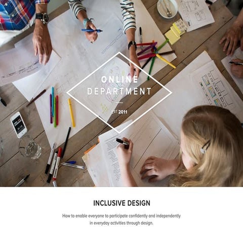 Inclusive design: Definitions and Challenges | PDF