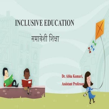 INCLUSIVE EDUCATION PPT FOR B.Ed. & D.El.Ed. Students | PPTX