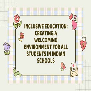 Inclusive Education Creating a Welcoming Environment for All Students ...