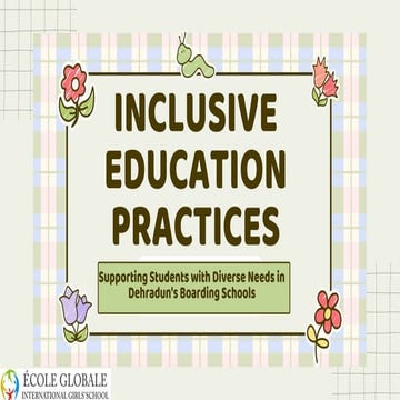 Inclusive Education Practices: Supporting Students with Diverse Needs ...