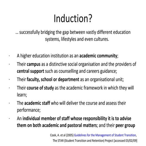 Inclusive Inductions | PPT