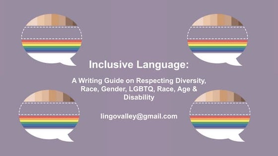 Inclusive Language | PDF | Special Education | Education