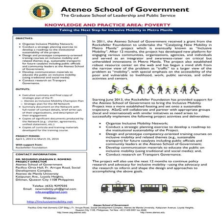 Inclusive mobility project brief | PDF