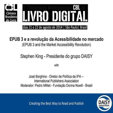 Inclusive Publishing with EPUB 3 | PPT