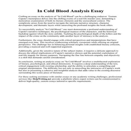In Cold Blood Analysis Essay.pdf