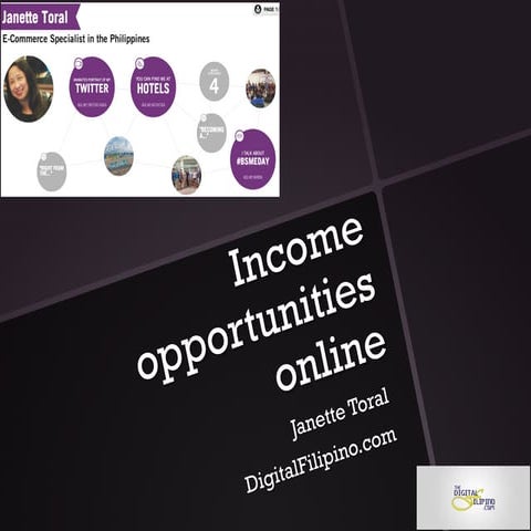 Income Opportunities Online | PPT