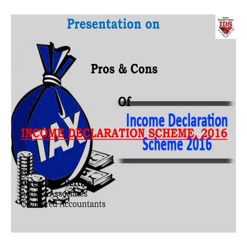 Income declaration scheme | PPT