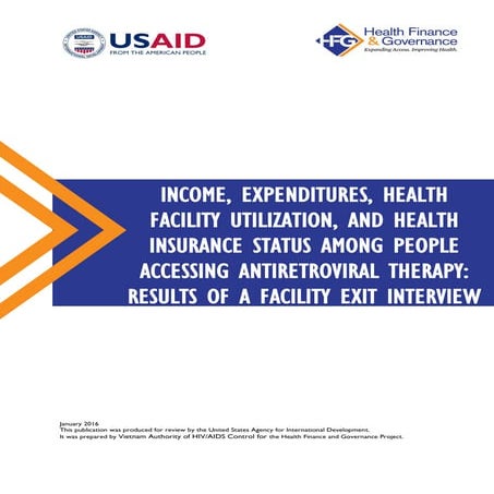 Income, expenditures, health facility utilization, and health insurance ...