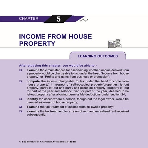 income from house property full pdf for study | PDF