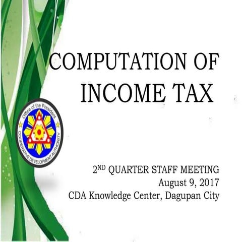 Computation of Income Tax | PPTX