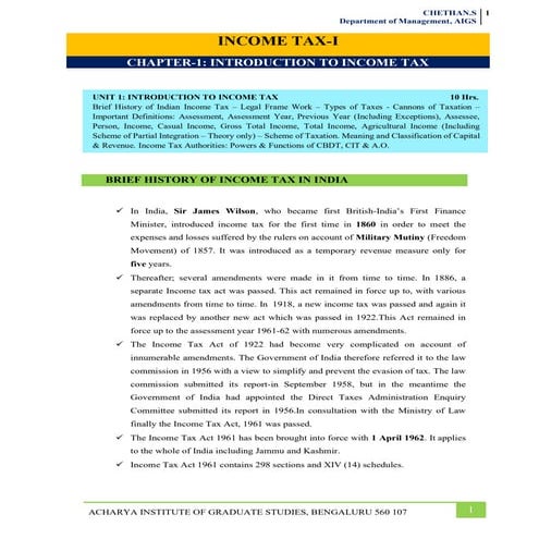 Income Tax-I Unit-1 Notes.pdf