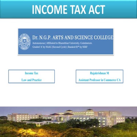 Introduction to Income Tax | PPT
