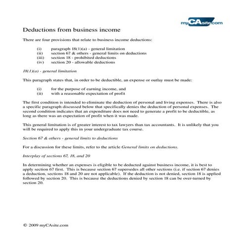 General deduction formulas.ppt