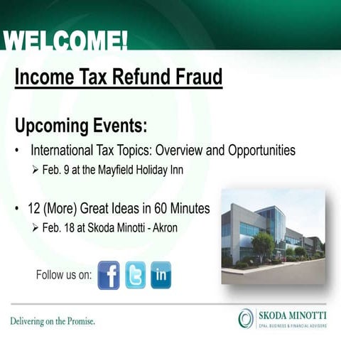 Income Tax Refund Fraud | PPTX