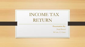 Income tax filing of return | PPT