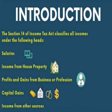 Salary and Income from House Property | PPTX