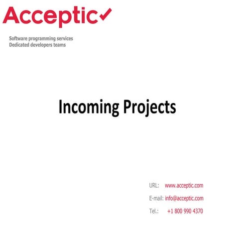 Incoming projects process flow | PDF