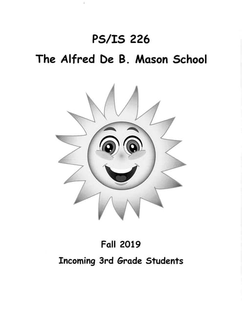 Incoming 4th grade students | PDF