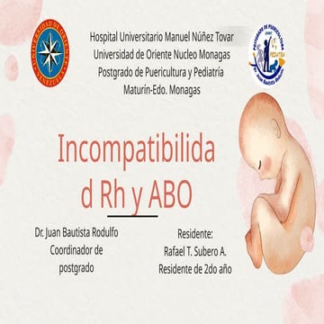 incompatibilidad de grupo ABO y factor Rh | PPTX